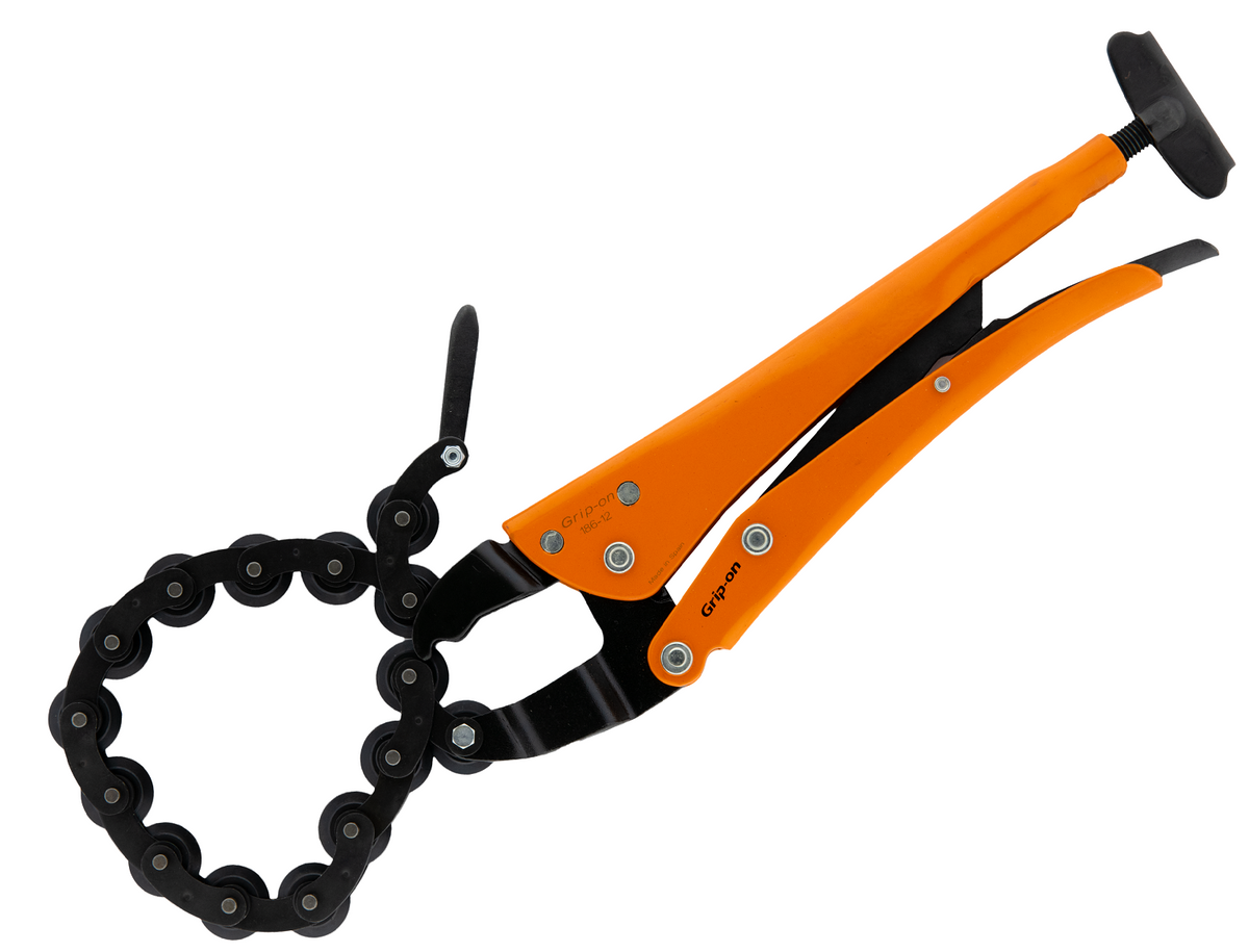 Chain Pipe Cutter, Pipe Cutters, Grip-on Locking Pliers 186 – Grip-on Tools